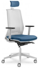 LD seating Kancelářská židle LOOK 271-HO bez područek SYS - synchronní mechanismus s blokací v pěti pozicích LÁTKY 3 / SILVERTEX, FAME, MAGIC 2021 SÍŤOVINY NET