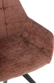 Hnědá jídelní židle Louna - 56*58*85 cm