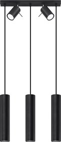 Sollux Lighting Závěsné svítidlo RING 3 černé