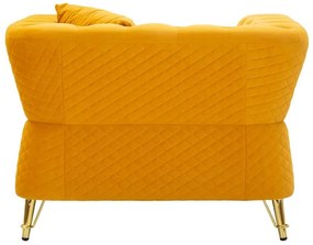 Designové křeslo Washakie hořčičné