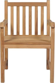 vidaXL Zahradní židle 6 ks podušky masivní teakové dřevo [3073050] Barva: Světle modrá