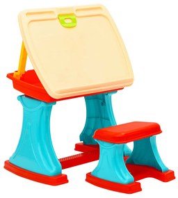 Dětský výtvarný stolek a stojan nastavitelný - Default Title