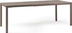 Stima Plastový rozkládací stůl TEVERE 211x100 + 64 cm terra