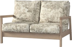 Potah na pohovku IKEA  Lillberg 2-místná nerozkládací barva hnědá látka vzorované