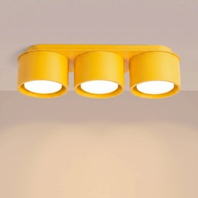 Sollux Lighting Stropní svítidlo MODO 3 žluté GX53