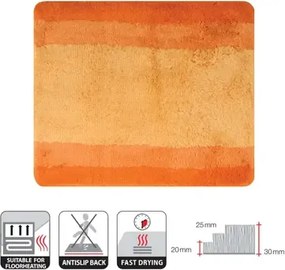 SPIRELLA Koupelnová předložka BALANCE 70 x 120 cm oranžová / polyester