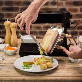 Klarstein Appenzell 2G, raclette gril, 600 W, stolní, černý