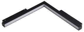 LED svítidlo do lišty Alfa Saga Track Magnetic Corner B 24W 3000K černá