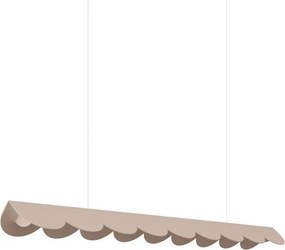 Taupe hliníkové LED závěsné svítidlo BISCUIT – Thoro