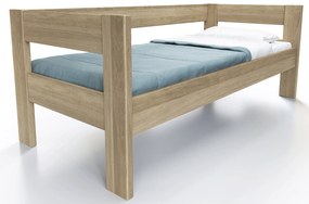 Vlastní výroba Dubová postel Ela s opěrkou