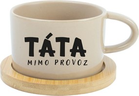 TÁTA MIMO PROVOZ - krémový hrníček makronka 200 ml