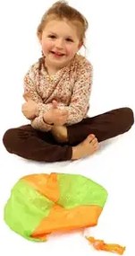 TEDDIES Svítící parašutista s padákem / Látka/plast / 2 barvy / na bat