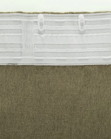 Hotový závěs BASIC s řasící páskou 140x300cm světle hnědý