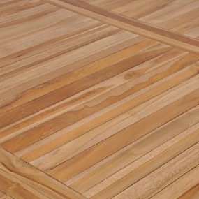 vidaXL Zahradní stůl 200 x 100 x 77 cm masivní teakové dřevo [44998]