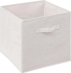 Bambusový regál TIDY s textilními košíky, výš, 78,5 cm
