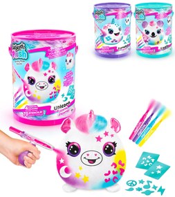 EP Line Airbrush Squish Pals Paint Can set plyšák k vybarvení 3 druhy ofg266