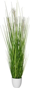 Umělá tráva PAMPAS, plast, výška 120 cm, zelená