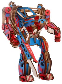 Woodcraft Dřevěné 3D puzzle Powersuit barevný