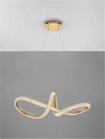 LED lustr Medora B 75.5 zlaté
