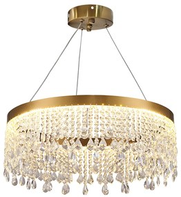 Toolight Toolight, LED stropní osvětlení 60cm, 24W, 4000K, APP1731-1CP, zlatá, OSW-04342