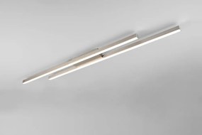 LED stropní svítidlo ve stříbrné barvě 8x110 cm Odio – Reality