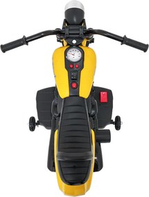Elektrická motorka STAR žlutá