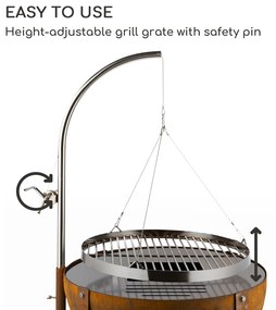 Blum Fire Globe, ohniště s grilem, Ø 60 cm, ocel