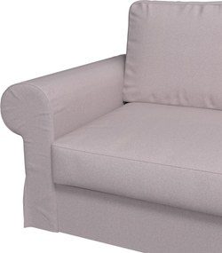 Potah na pohovku IKEA Backabro,  3-místná, rozkládací barva růžová látka pletený vzor