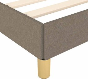 Rám postele s boxspringem taupe 180 x 200 cm textil 3120981