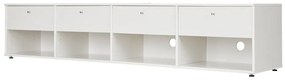 Bílý TV stolek 214x45 cm Mistral – Hammel Furniture