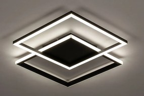 Stropní stmívatelné LED svítidlo do obýváku Canetra Black 420
