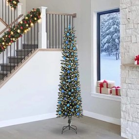Umělý vánoční stromeček Zelená 240 cm PVC, plast a ocel 3395971