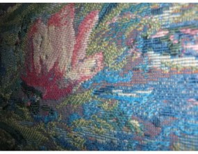 Gobelínový povlak na polštář  - Nymphéas by Monet