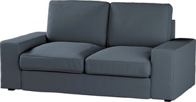 Potah na pohovku Kivik 2-místná nerozkládací barva modrá látka pletený vzor