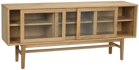 ROWICO Prosklená komoda HAZELNUT 170x75 cm 121150