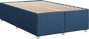 Box spring postel s matrací modrá 120x200 cm textil 3286646