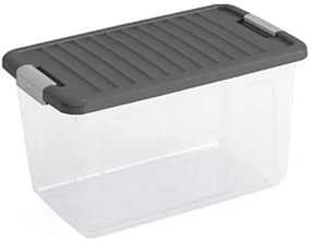 Úložný plastový box KETER W Box M s šedým víkem 30 l