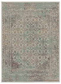 Béžovo-zelený venkovní koberec Universal Lucca, 155 x 230 cm
