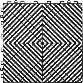 Drenážní rohož Modulární zámková rohož 30,5 × 30,5 cm Drenážní podlahová dlažba