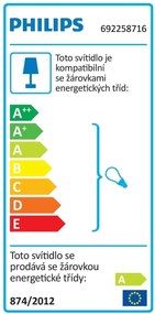 Stolní lampa Philips 69225/87/16 šedá