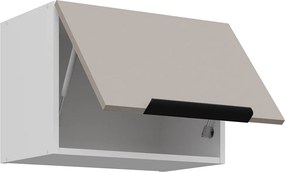 ARIA lb | horní skříňka 50 GU-36 1F výklopná | 50 cm | ANTI FINGERPRINT povrch | bílá/béžová