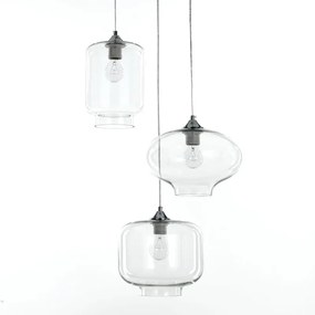 Tomasucci Závěsný lustr SAKY CLEAR Ø.47x126cm,skleněný