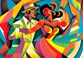 YAZZ Puzzle Láska a tanec / 1000 dílků / 68 x 48 cm
