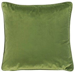Tmavě zelený polštář Tiseco Home Studio Velvety, 45 x 45 cm