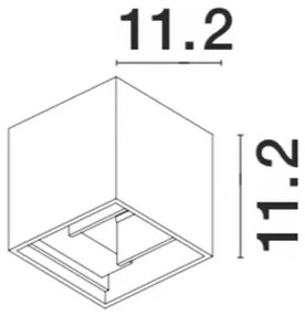 Venkovní LED svítidlo Como 11.2 tmavě šedá