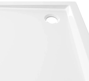 Čtvercová sprchová vanička ABS bílá 80 x 80 cm,  148907
