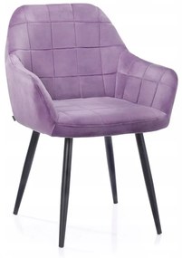 Čalouněná židle 56x45x84cm, více barev Barva: fialová