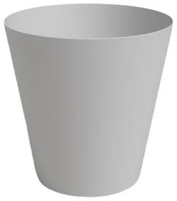 Plastový obal na květináč PORTO, průměr 16.3 cm, světle šedý
