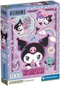 CLEMENTONI Puzzle Kuromi / 1000 dílků / pro dospělé