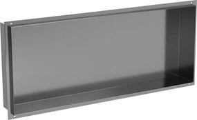 Mexen X-Wall-NR nástěnná police bez lemování 75 x 30 cm, broušená gun gray - 19E1753010